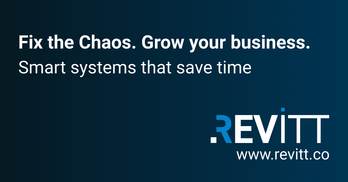 Revitt - Custom Software Development | Fix Chaos, Save Time, Grow Business